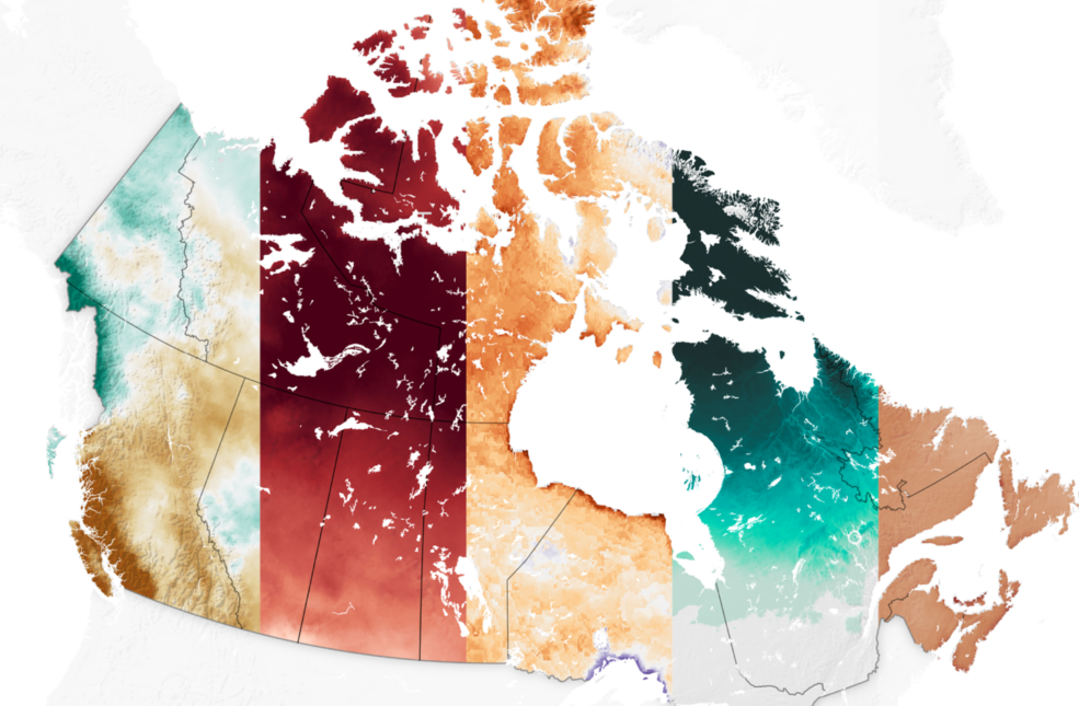 Environmental change in Canada through maps - Permafrost Pathways