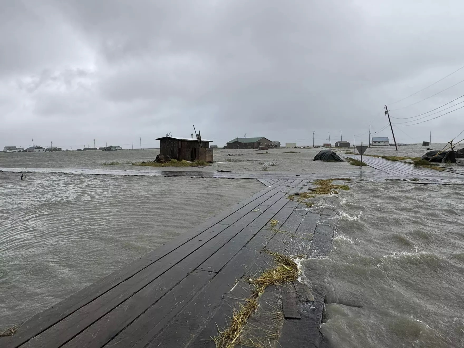Bering Sea storm brings erosion and flooding to Western Alaska ...