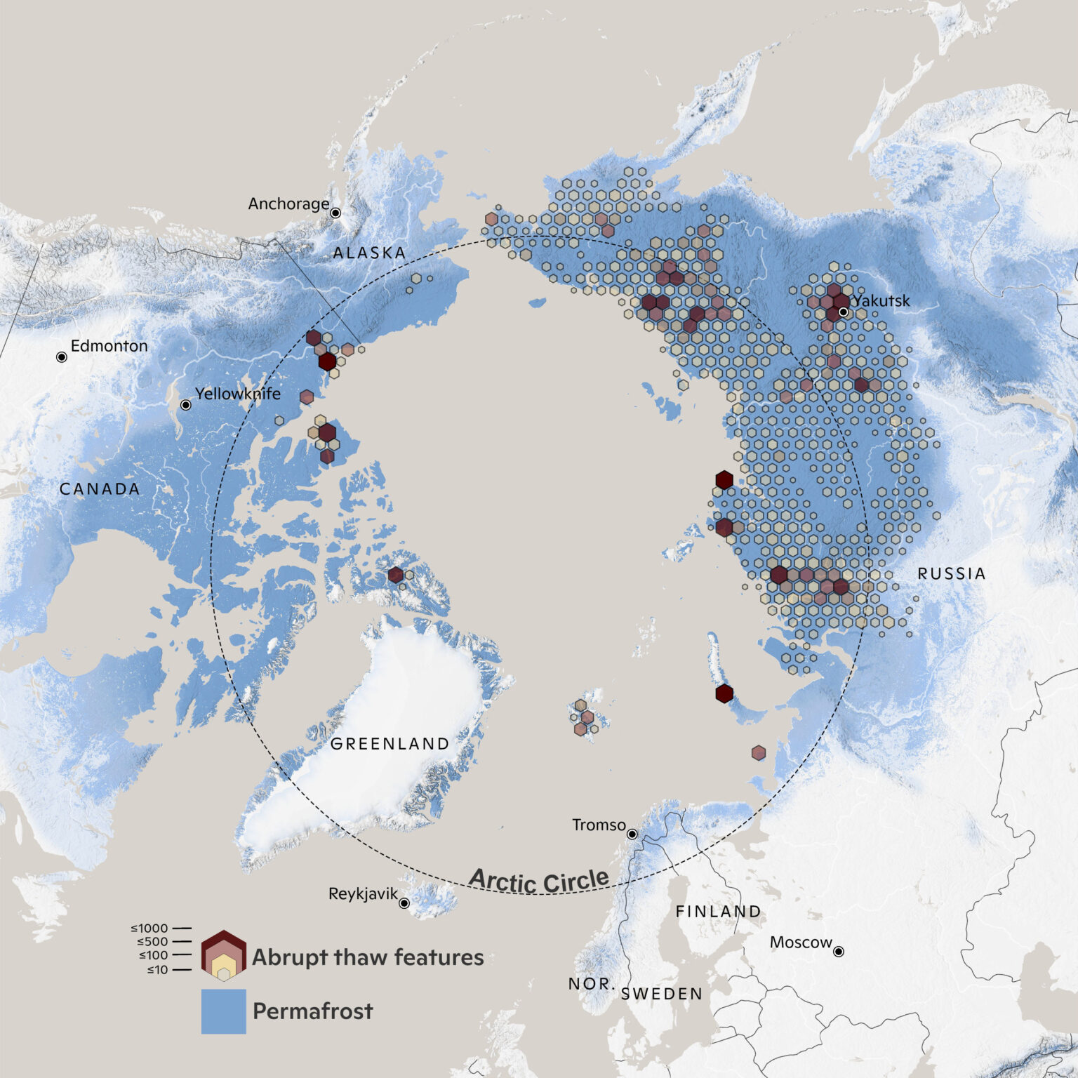 2024 in Arctic maps - Permafrost Pathways