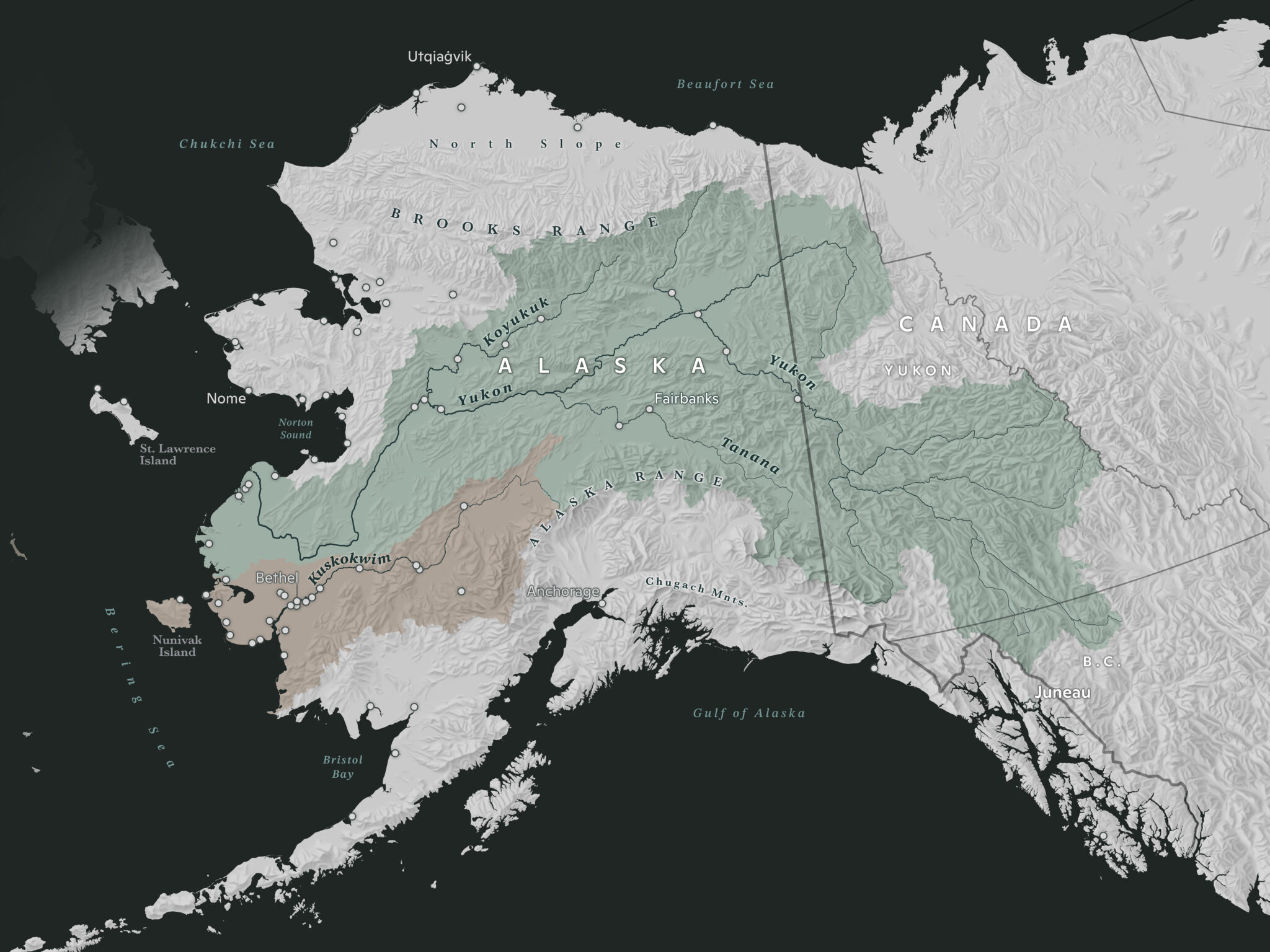 2024 in Arctic maps - Permafrost Pathways