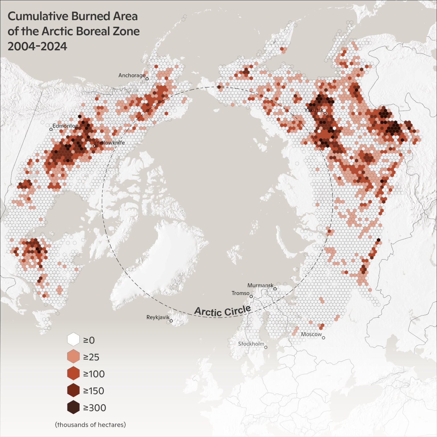 2024 in Arctic maps - Permafrost Pathways