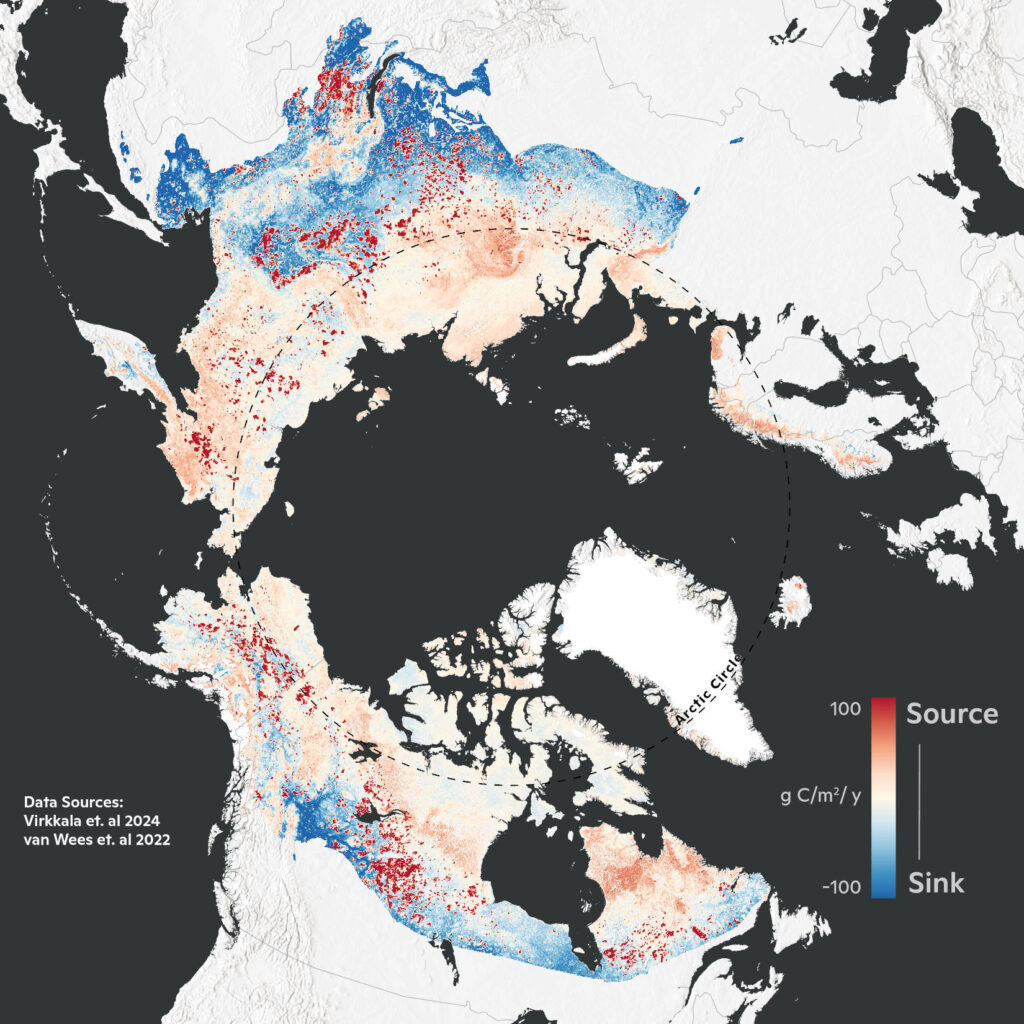 2024 in Arctic maps - Permafrost Pathways